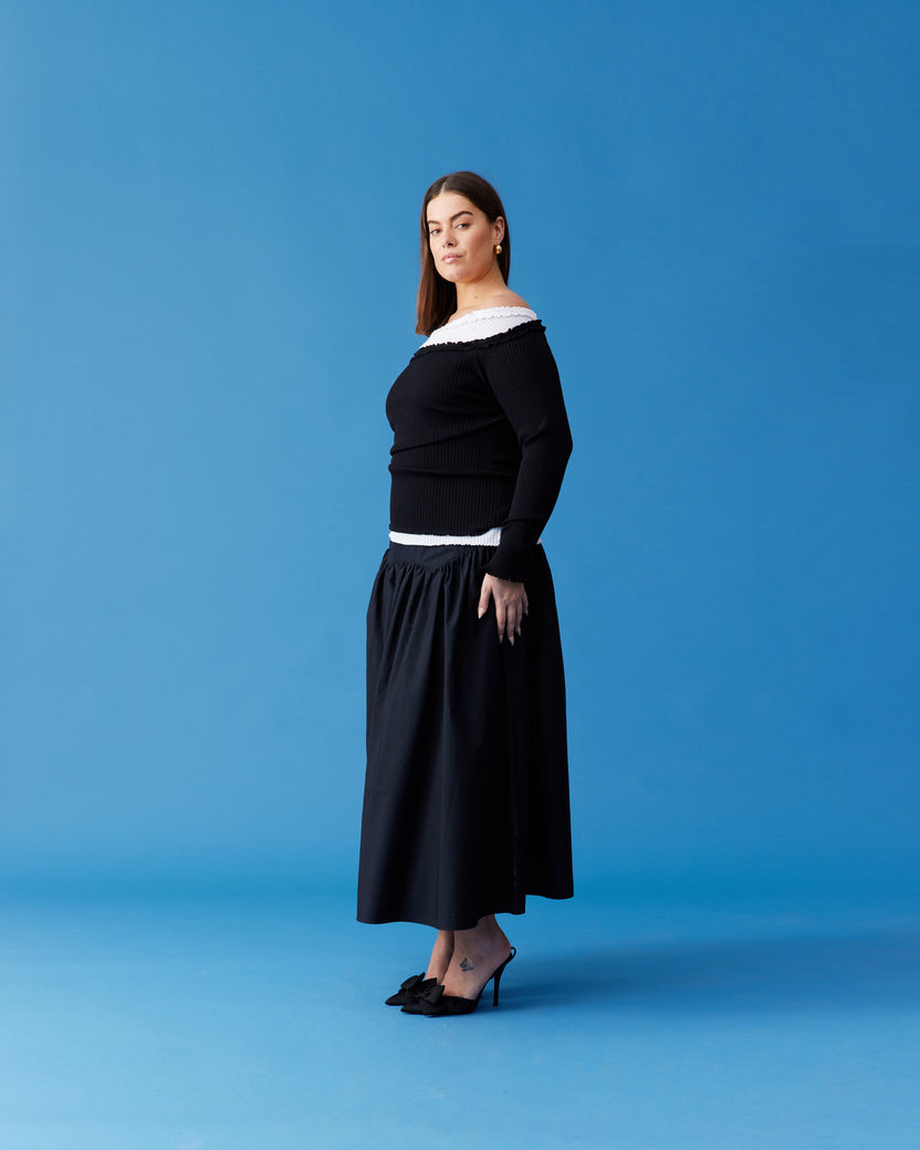 LOLLO LONG SLEEVE BLACK | RUBY