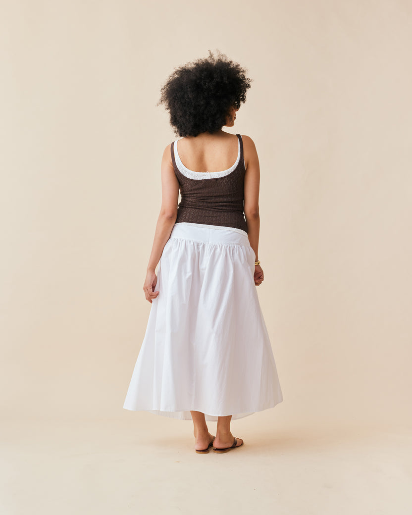 TRULLI SKIRT WHITE | RUBY