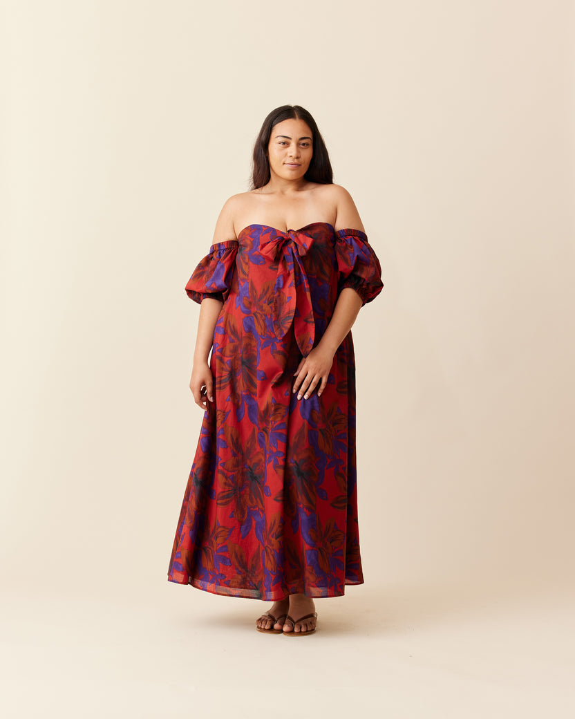 CARMEN MAXI DRESS SAMBA | RUBY