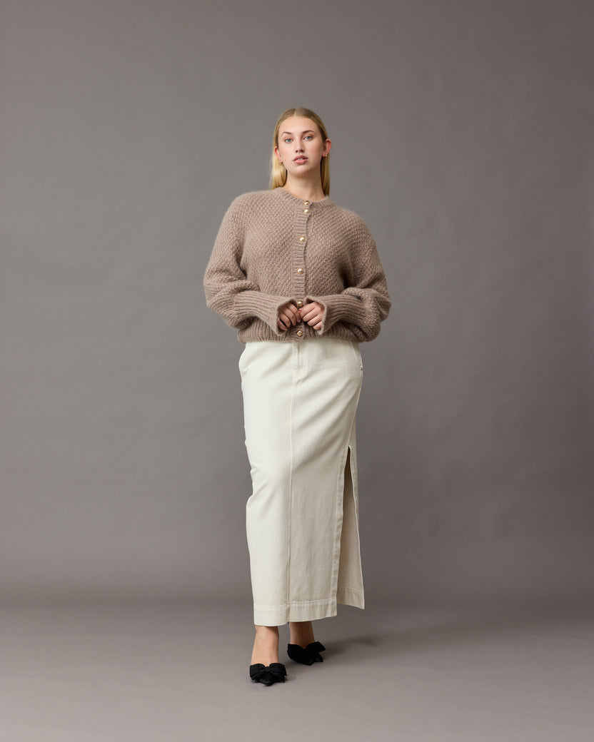 MATILDA CARDIGAN HAZELNUT | RUBY