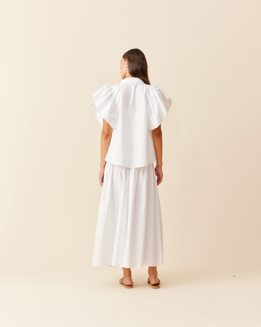 NONI SHIRT WHITE | RUBY