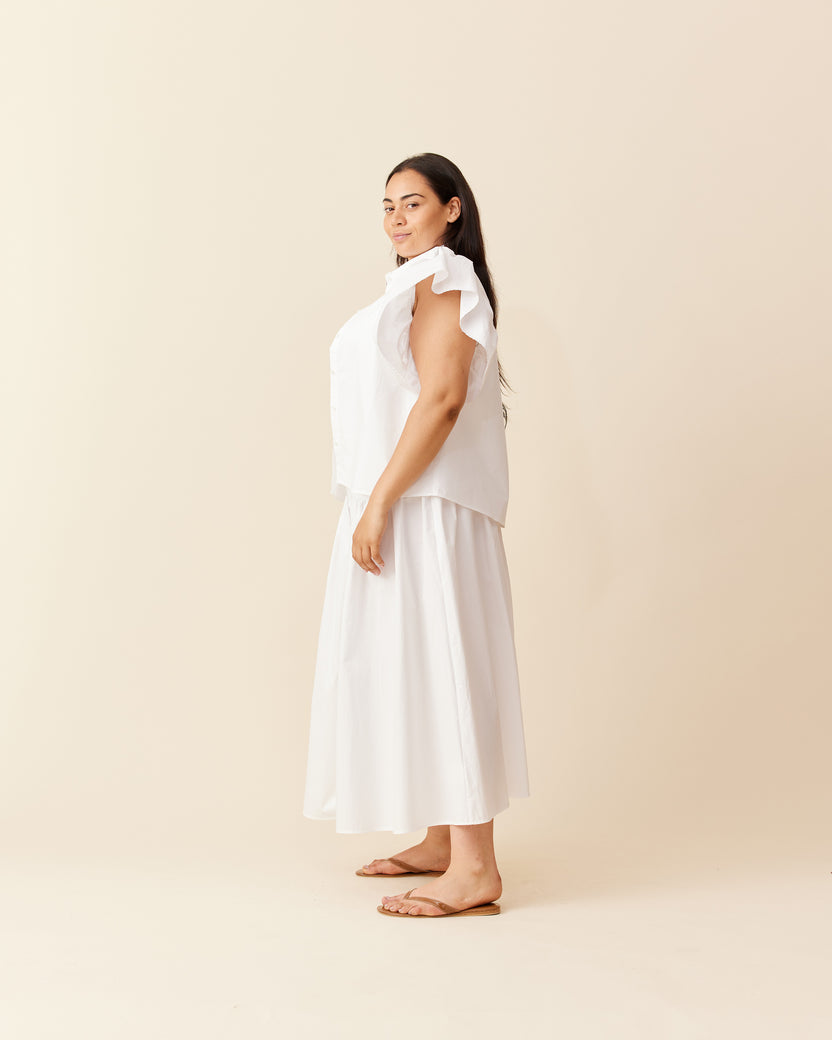 NONI SHIRT WHITE | RUBY