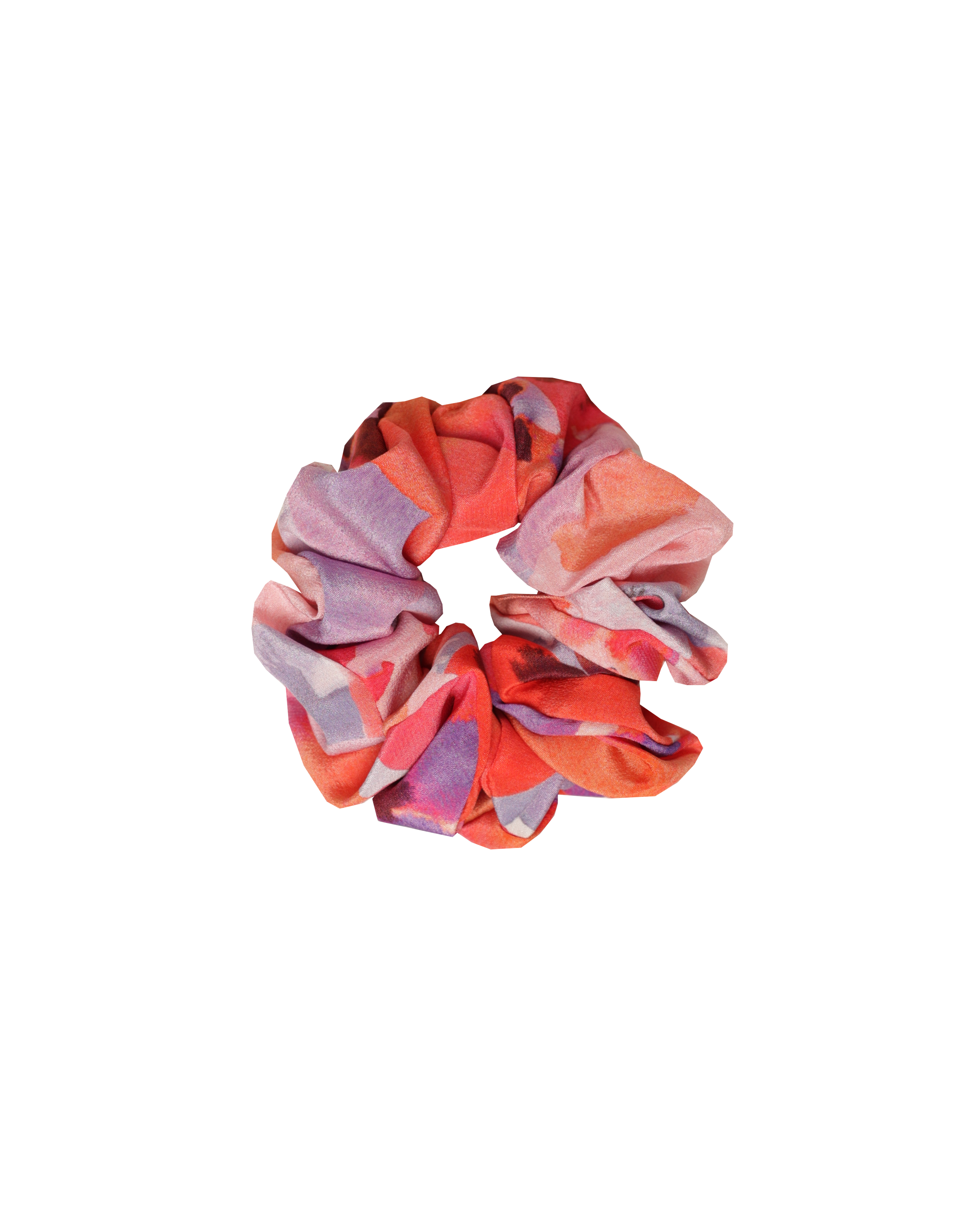 SABRINA SCRUNCHIE POPPY FLORAL | RUBY