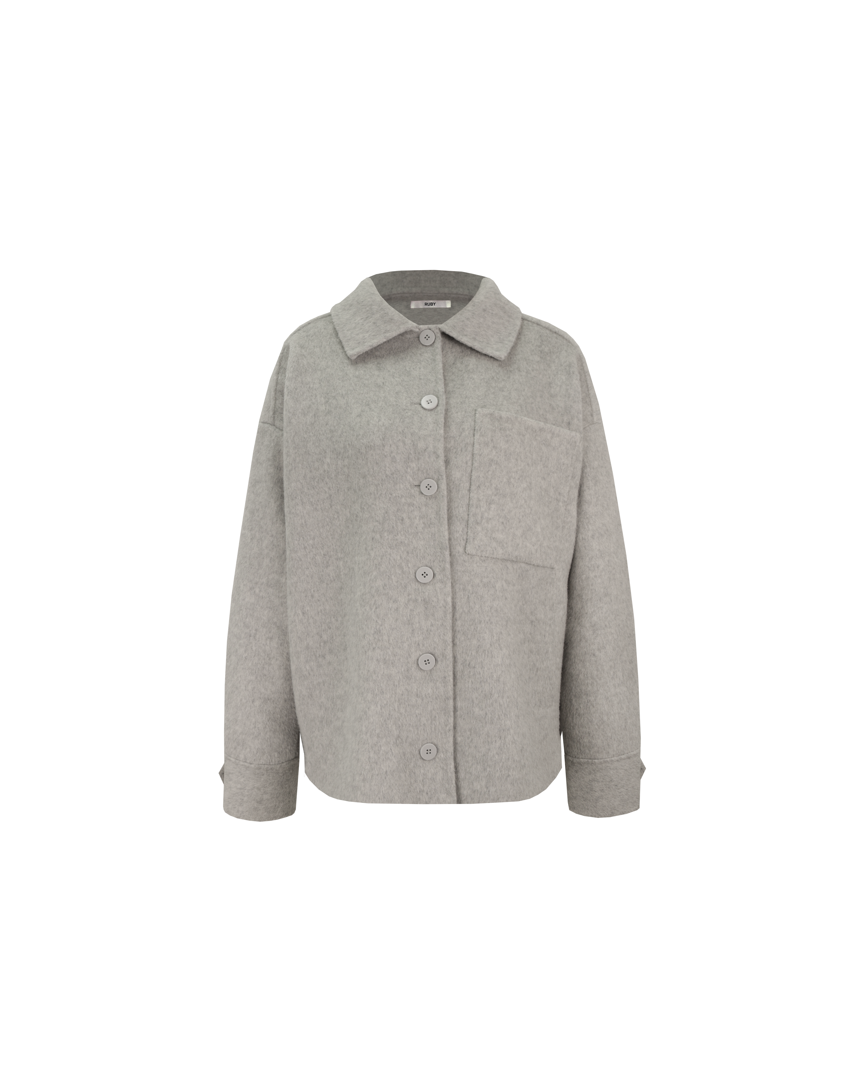 SIAN JACKET GREY MARLE | RUBY