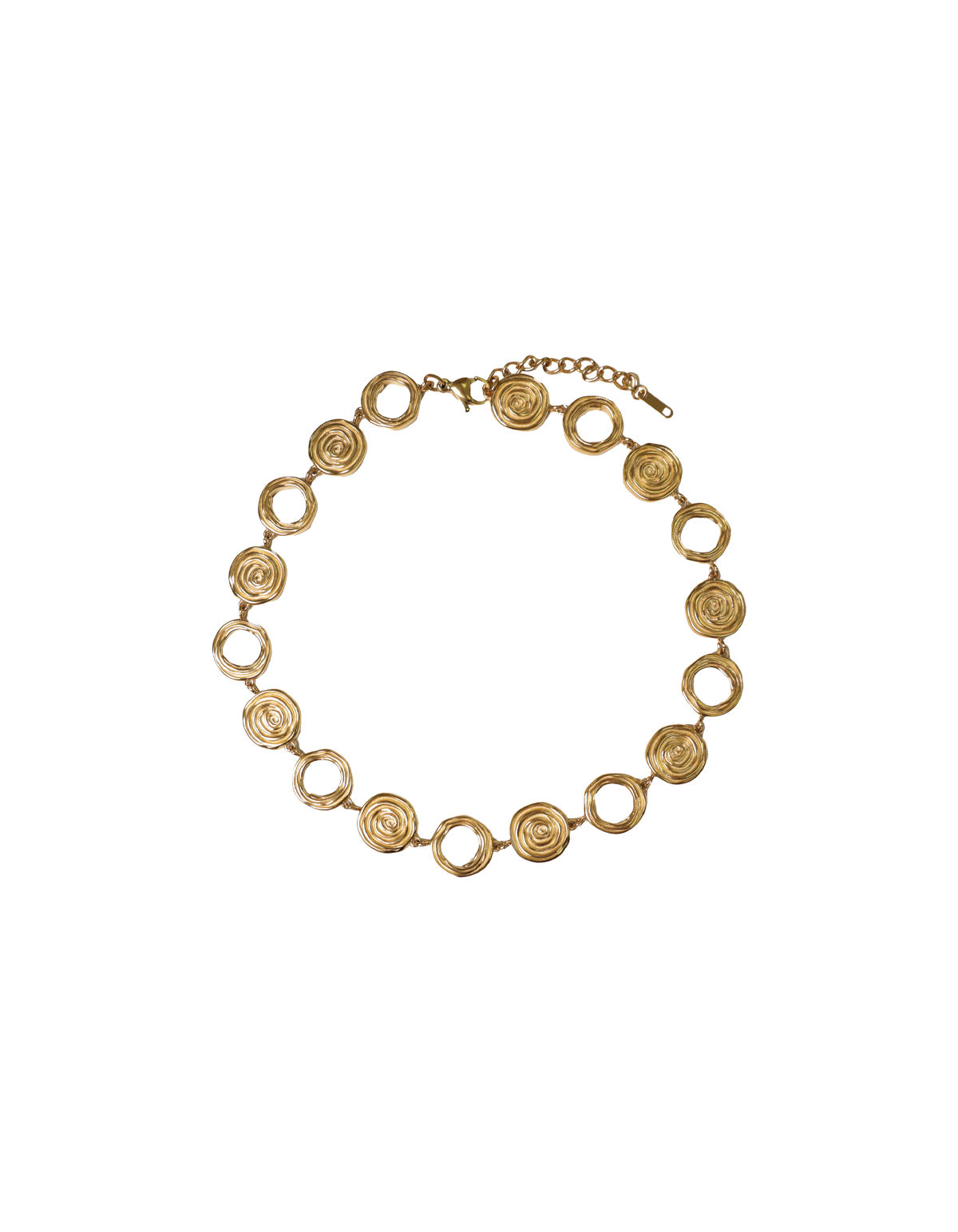 GEO NECKLACE GOLD | RUBY