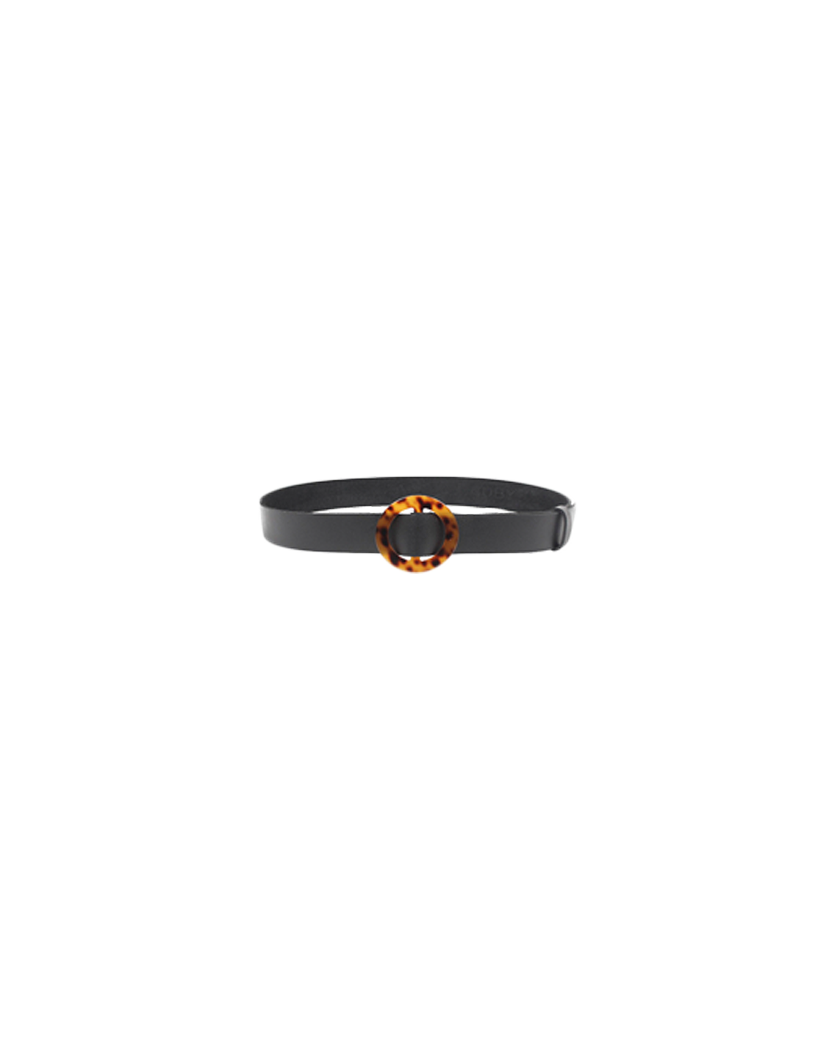 JENN LEATHER BELT BLACK | RUBY