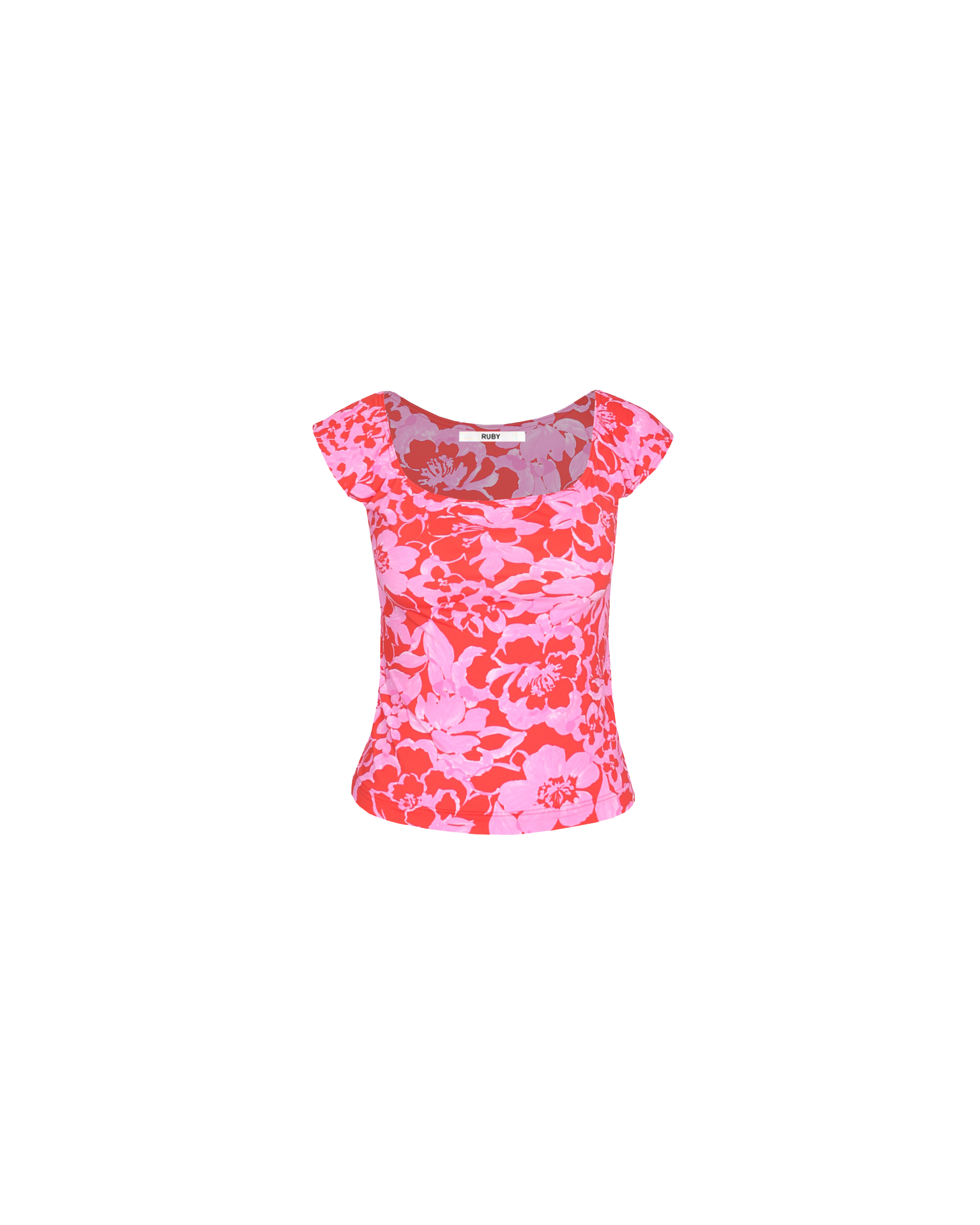 BOBBI TOP CHERRY FLORAL | RUBY