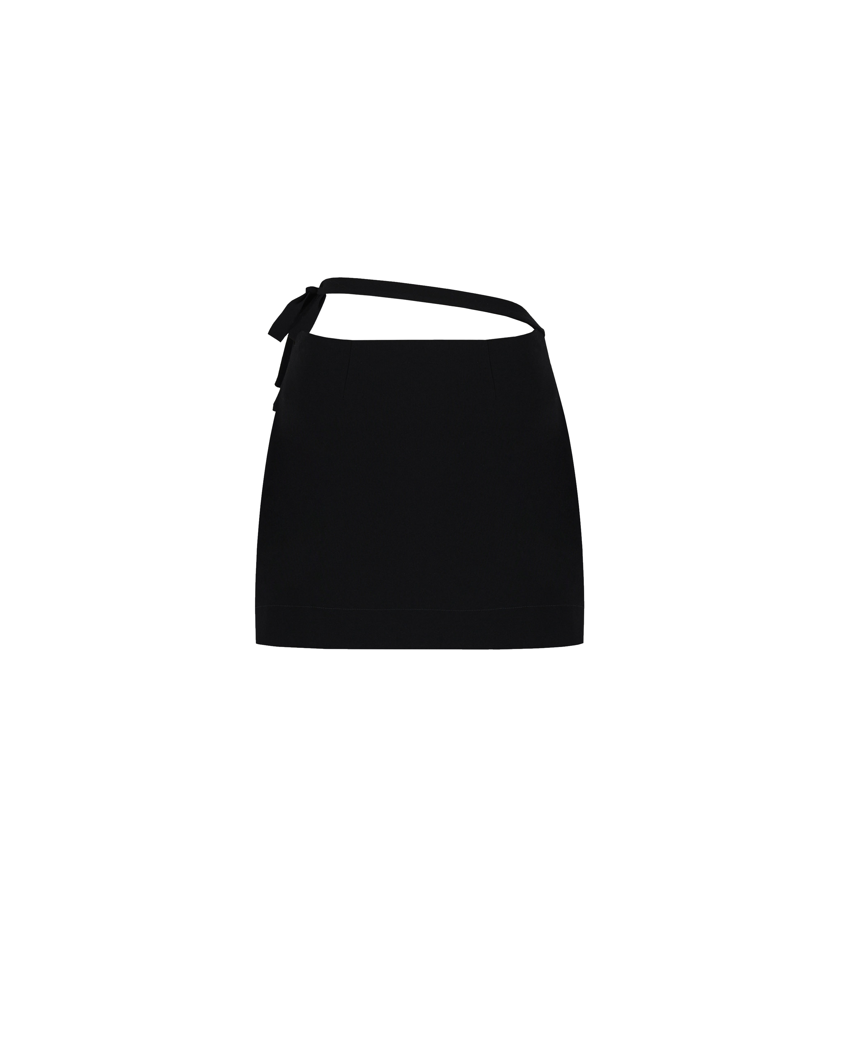 FIREBIRD TIE MINI SKIRT BLACK | RUBY