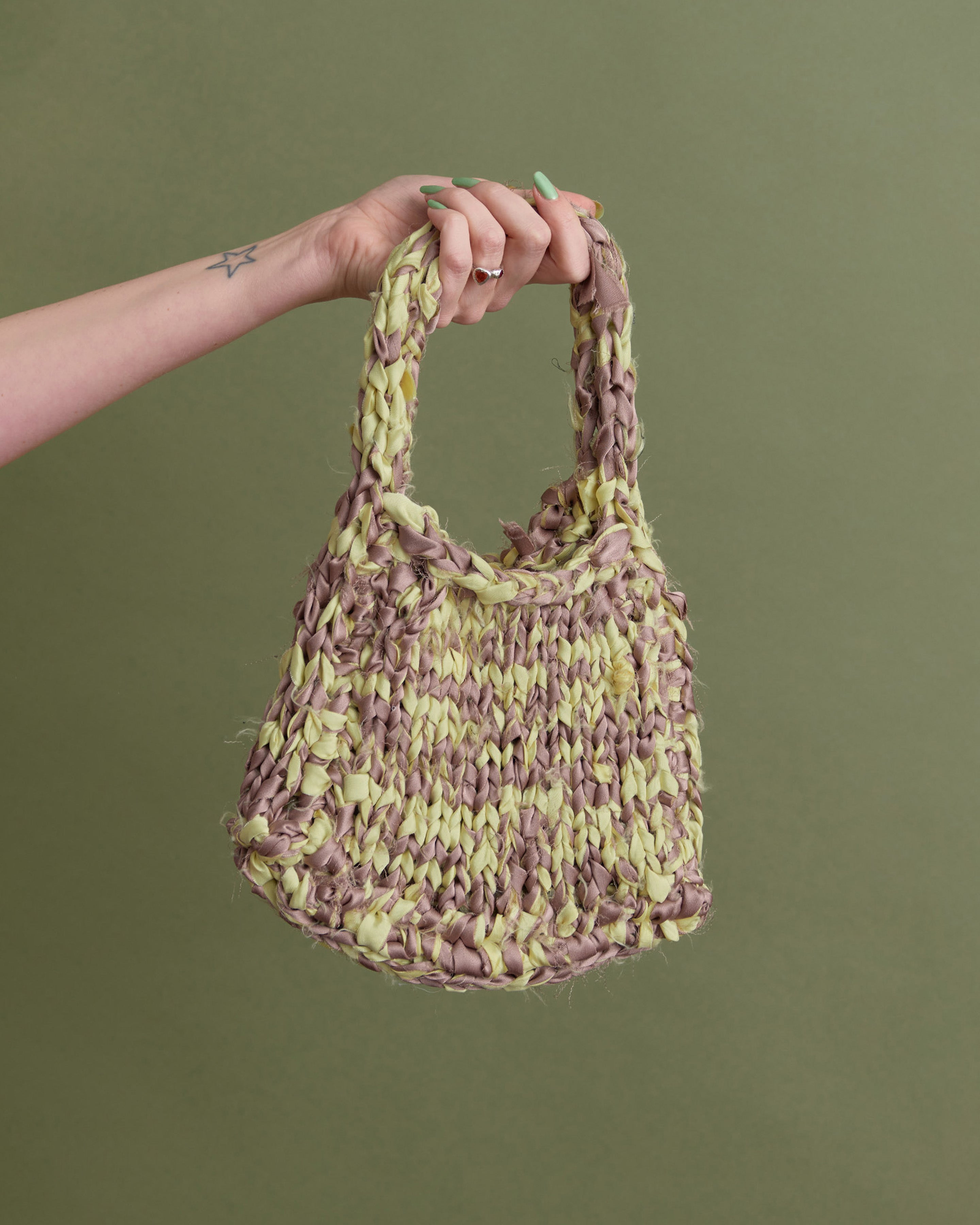 LIAM X GEO KNITS SLOW MINIBAG LEMON/TIRAMISU | RUBY